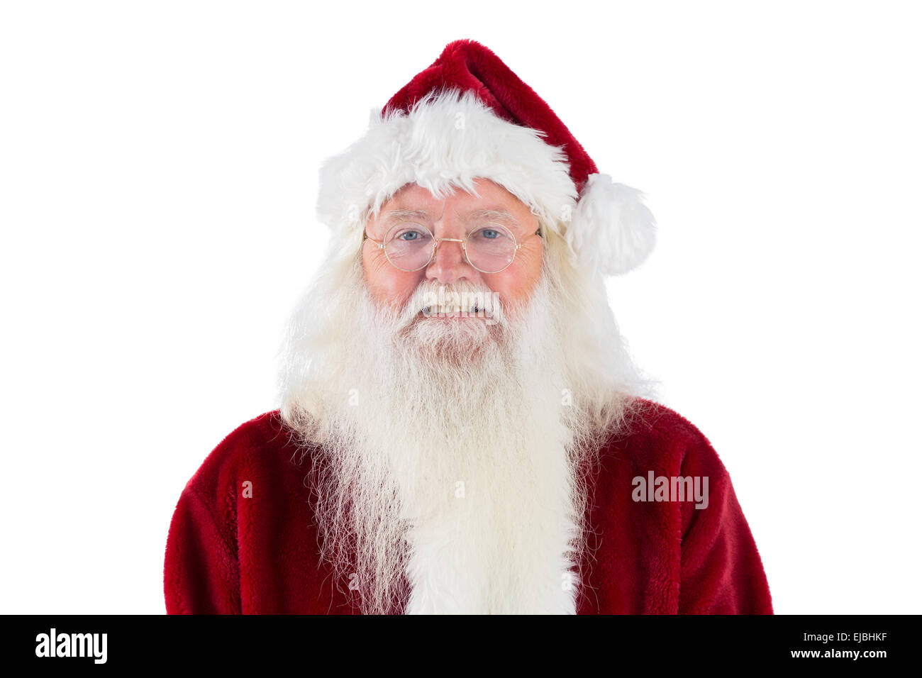 Santa smiles in the camera Stock Photo - Alamy
