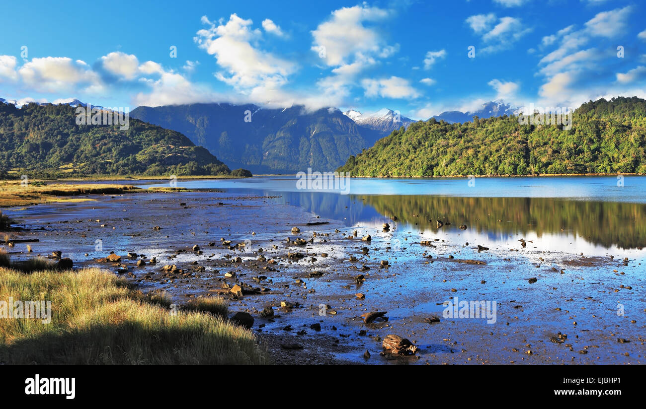 The wonderful summer day in the river Stock Photo - Alamy