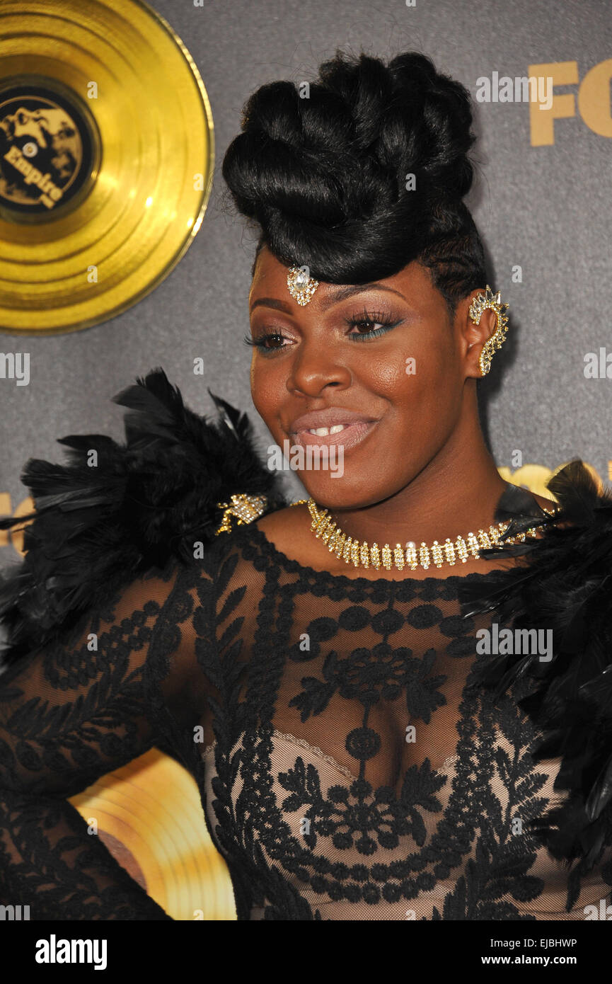 LOS ANGELES, CA - JANUARY 6, 2015: Ta'Rhonda Jones at the premiere of ...