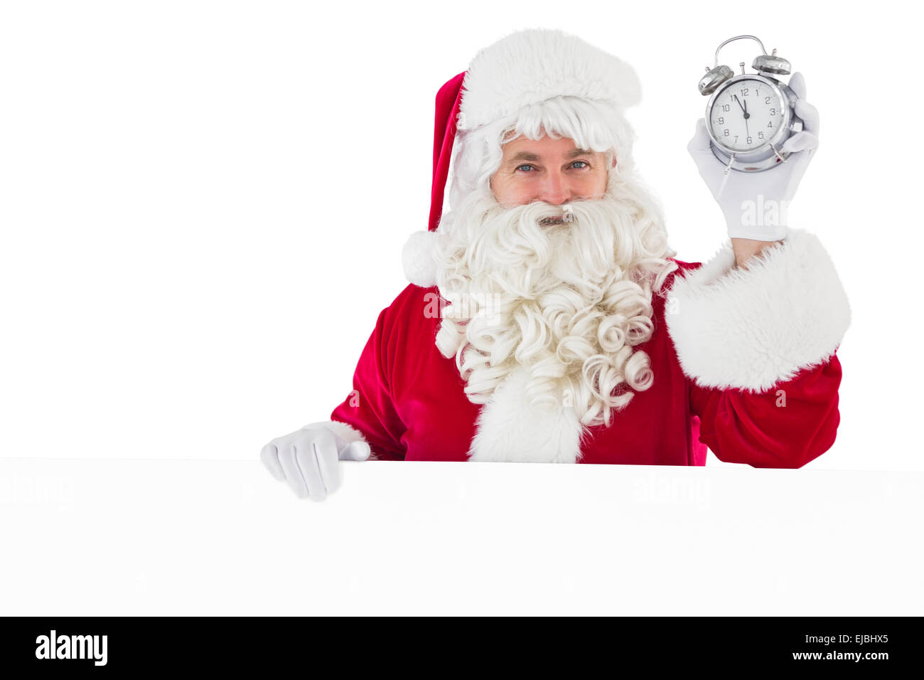 Merry christmas alarm clock Cut Out Stock Images & Pictures - Alamy