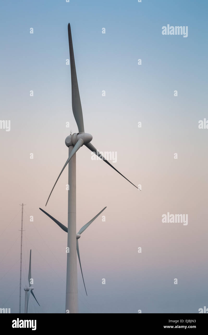 Wind turbine generation sustainable electricity hi-res stock ...