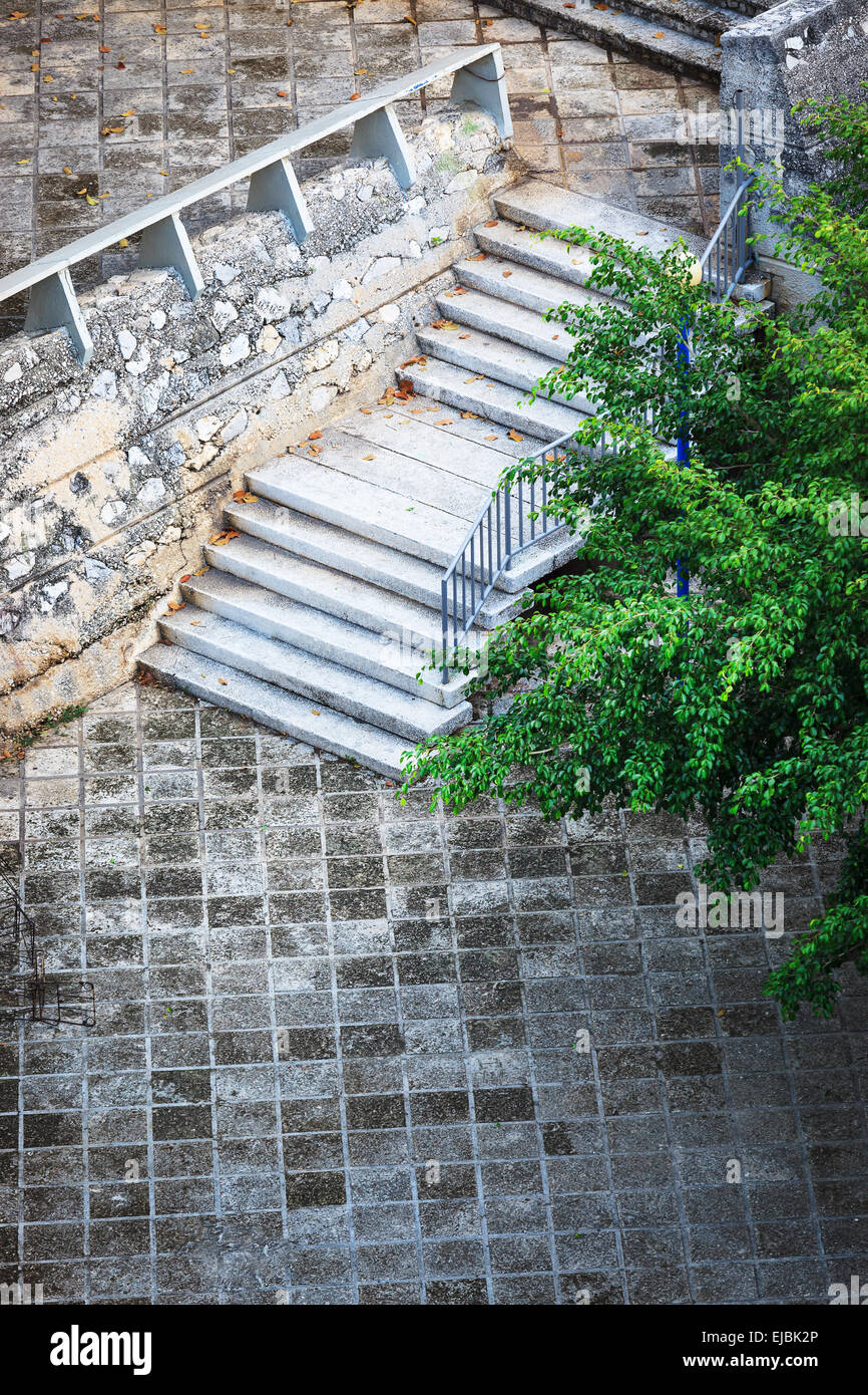 staircase in the park Stock Photo - Alamy