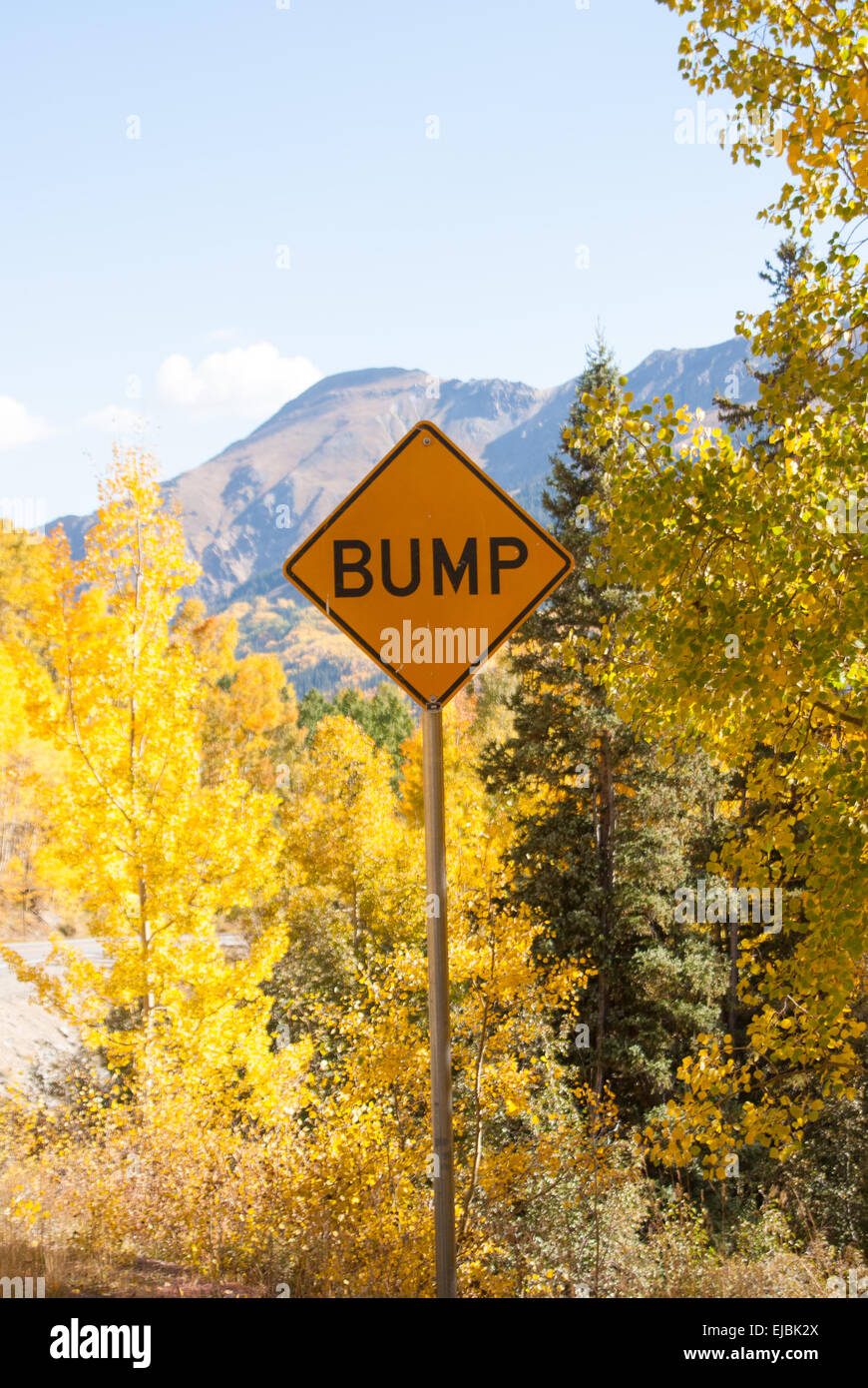 Bump in the road Stock Photo - Alamy