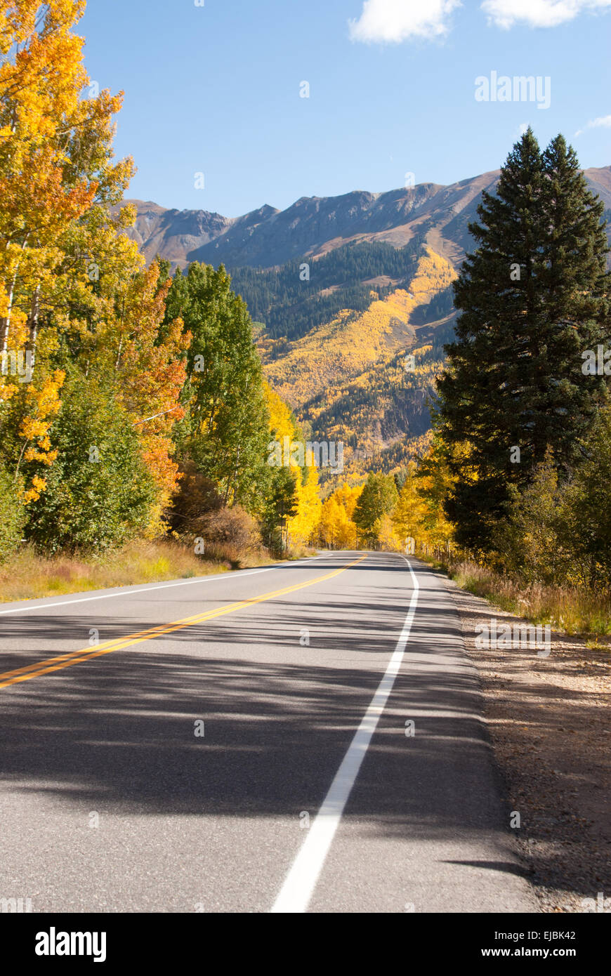 Mountain road in orange hi-res stock photography and images - Alamy