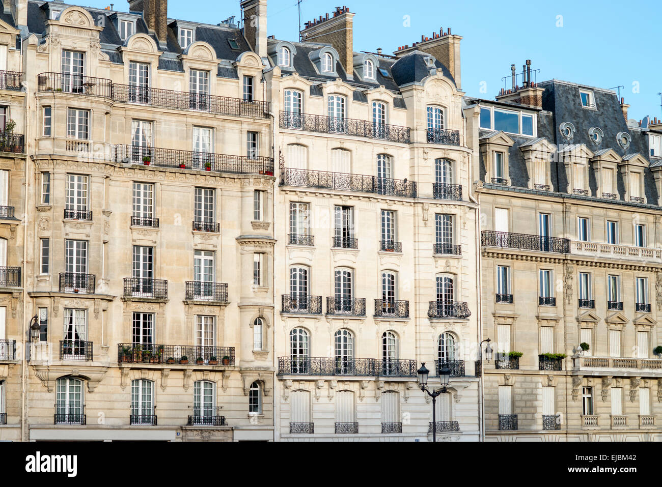 Apartment buildings in Paris, France Stock Photo - Alamy