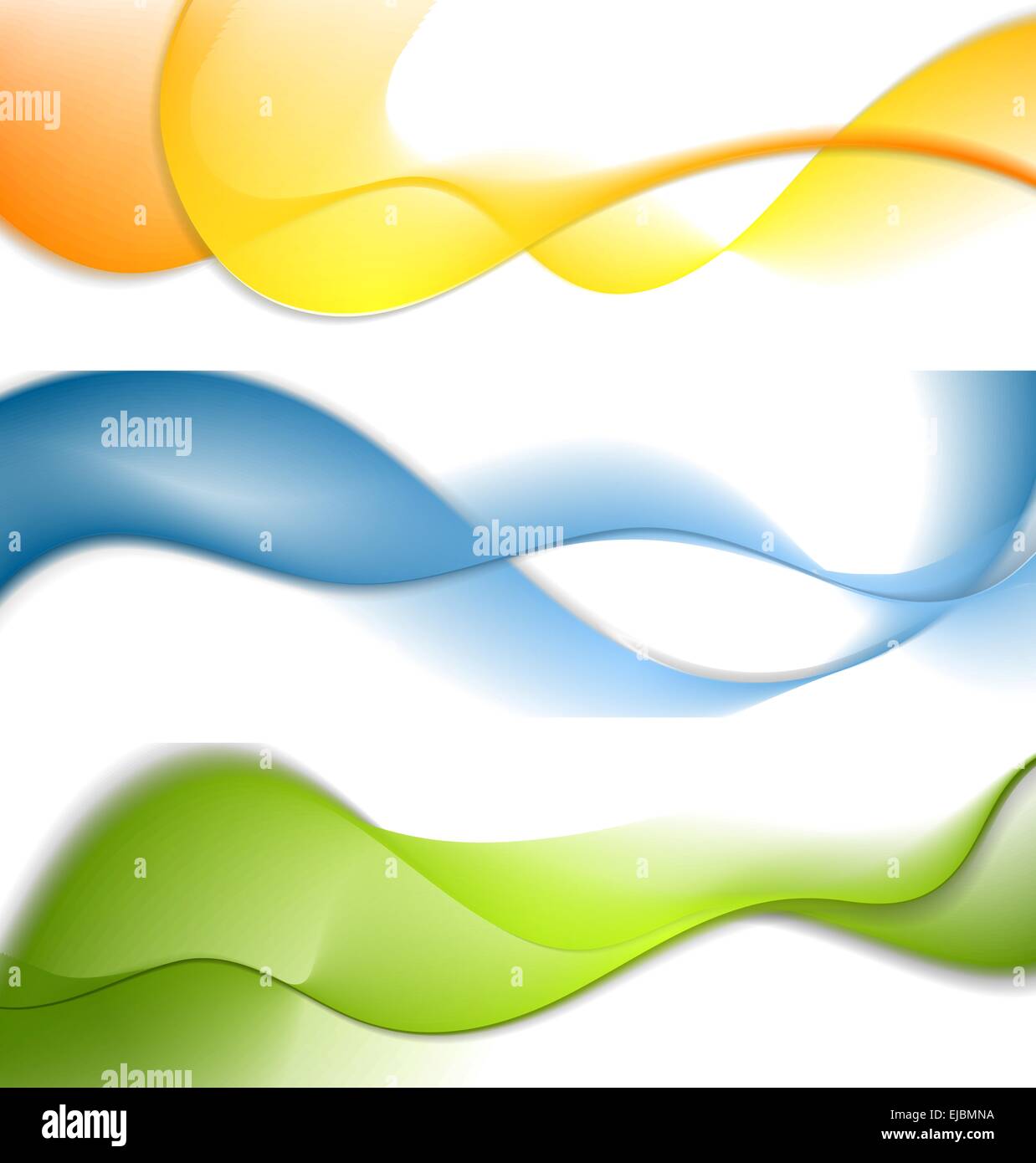 Abstract blue background with modern gradient waves vector banners hi ...