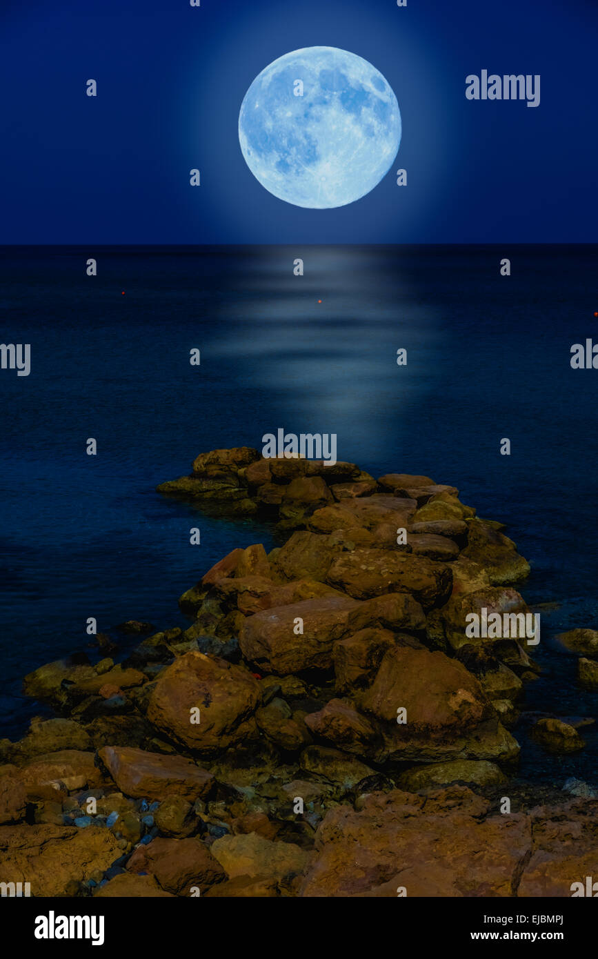 river at night with fog Stock Photo - Alamy