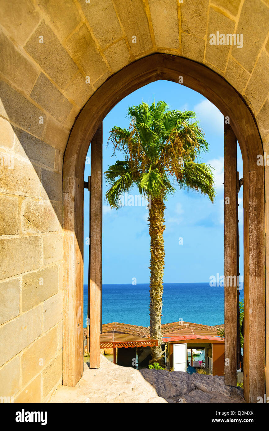 arch in the fortress Stock Photo - Alamy
