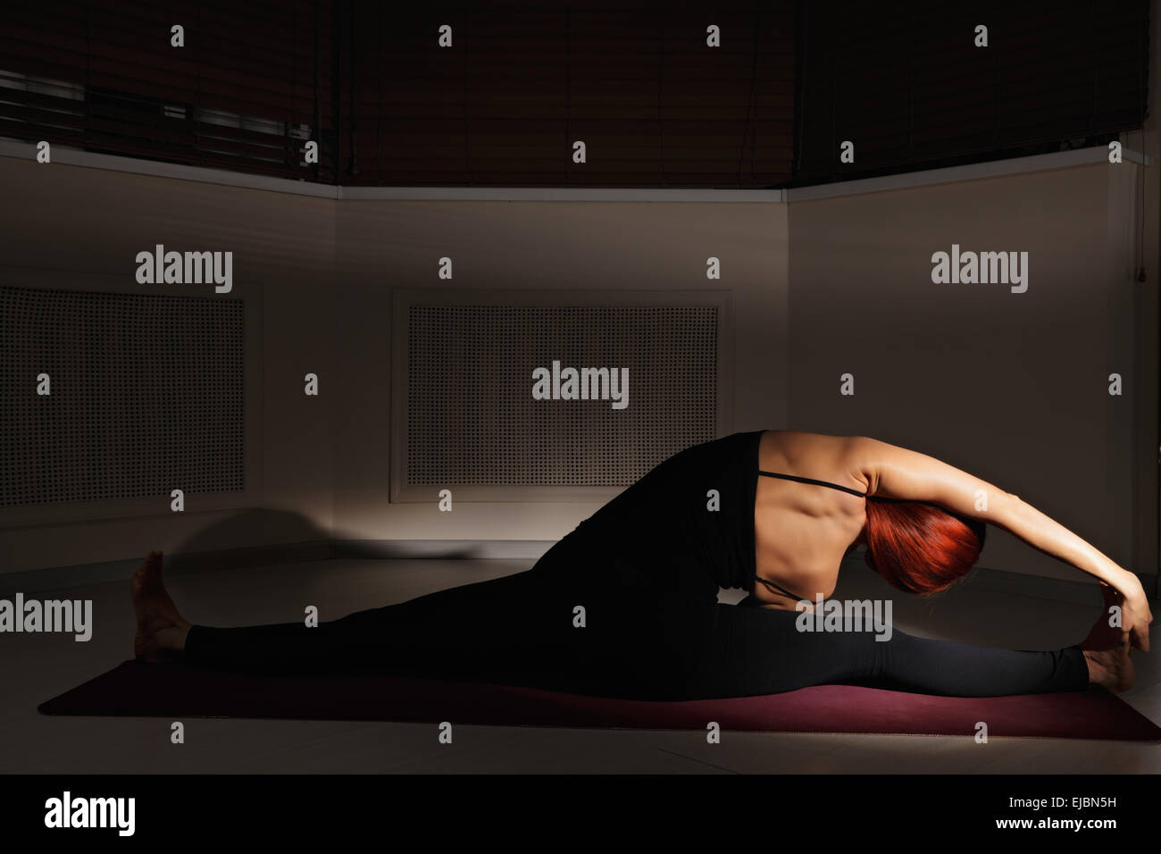 Right bend rear view Stock Photo - Alamy