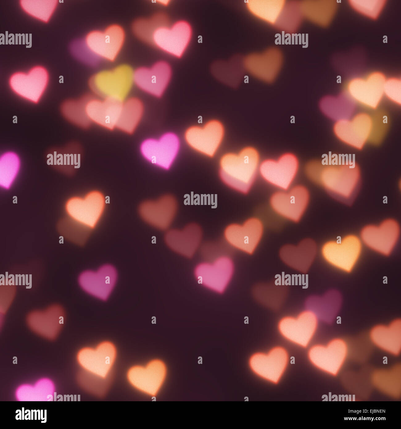hearts bokeh background Stock Photo - Alamy