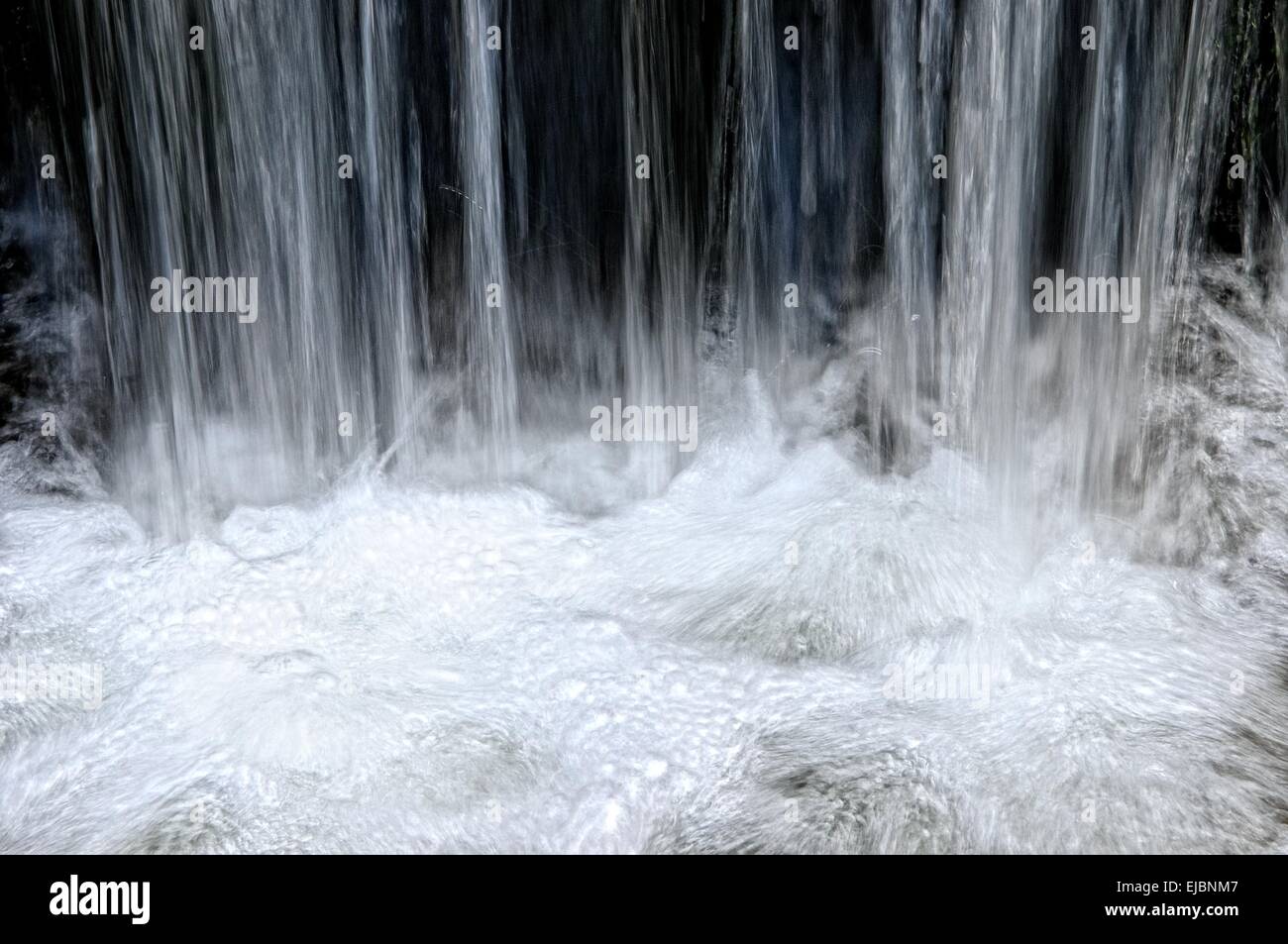 plunge after falling of the water Stock Photo - Alamy