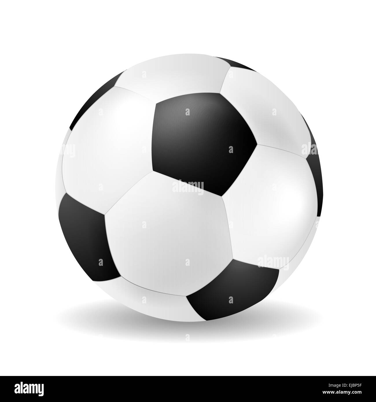 Isolated soccer ball closeup Stock Photo - Alamy