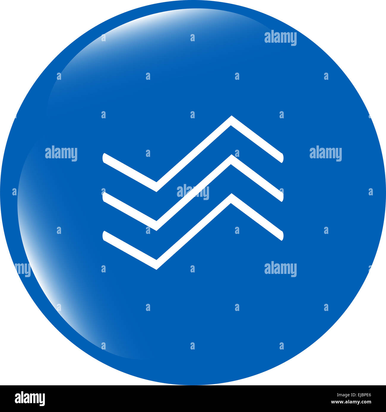 wave web icon. Application web button. isolated on white Stock Photo ...