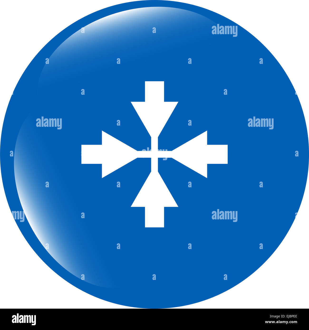 Mouse cursor sign icon. Pointer symbol. Modern UI website button Stock ...