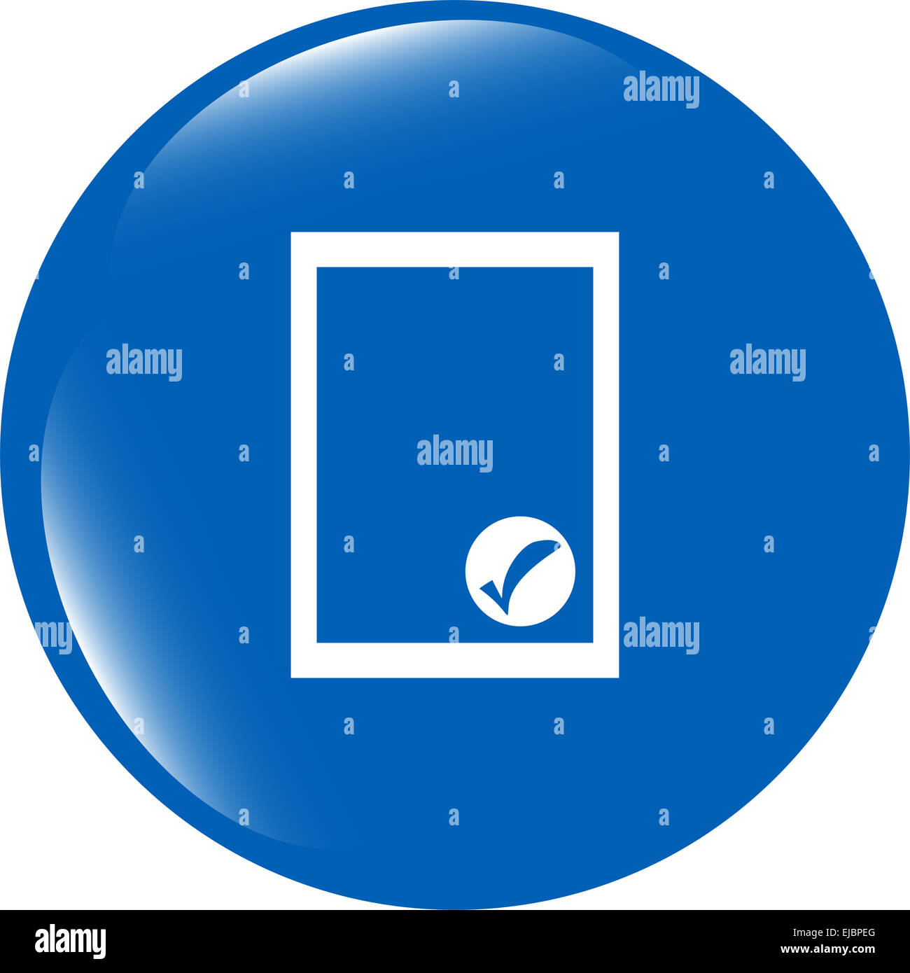 Edit document sign icon. Edit content button. Modern UI website button ...