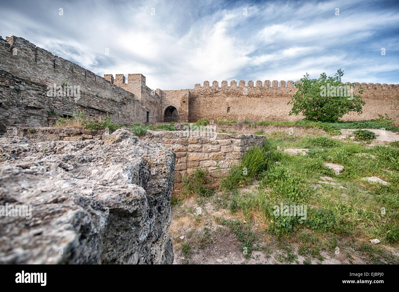Old fortress in town Bilhorod-Dnistrovski Stock Photo - Alamy