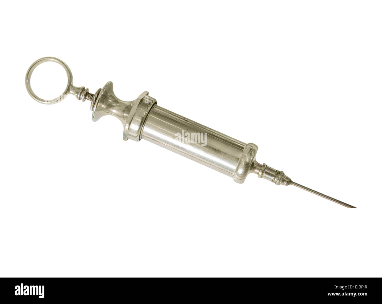 Metal syringe Cut Out Stock Images & Pictures - Alamy