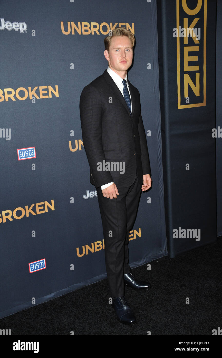 LOS ANGELES, CA - DECEMBER 15, 2014: Ross Anderson at the Los Angeles ...