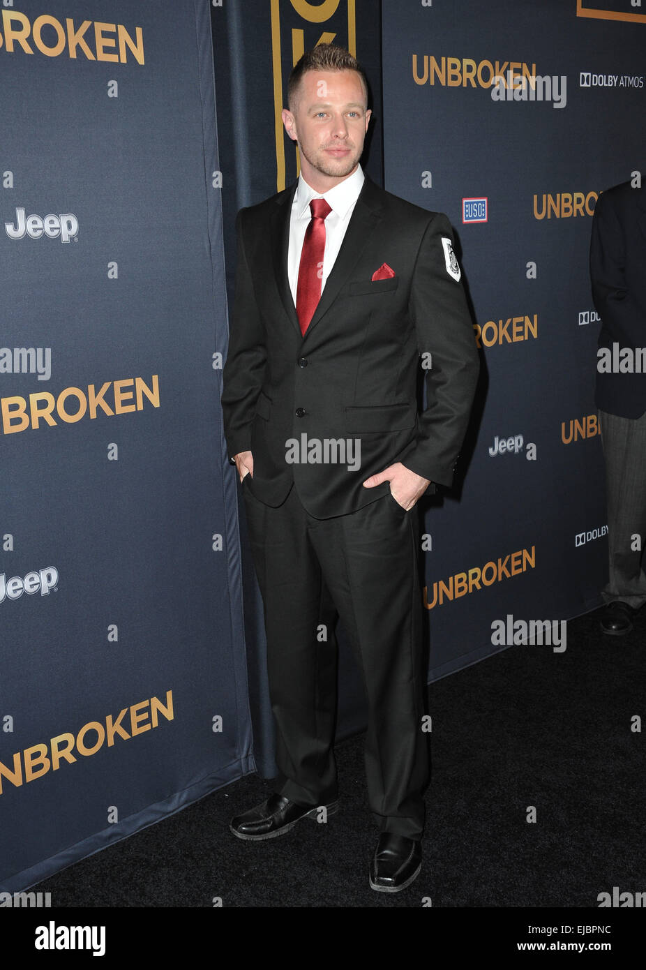 LOS ANGELES, CA - DECEMBER 15, 2014: Ryan Ahern at the Los Angeles ...