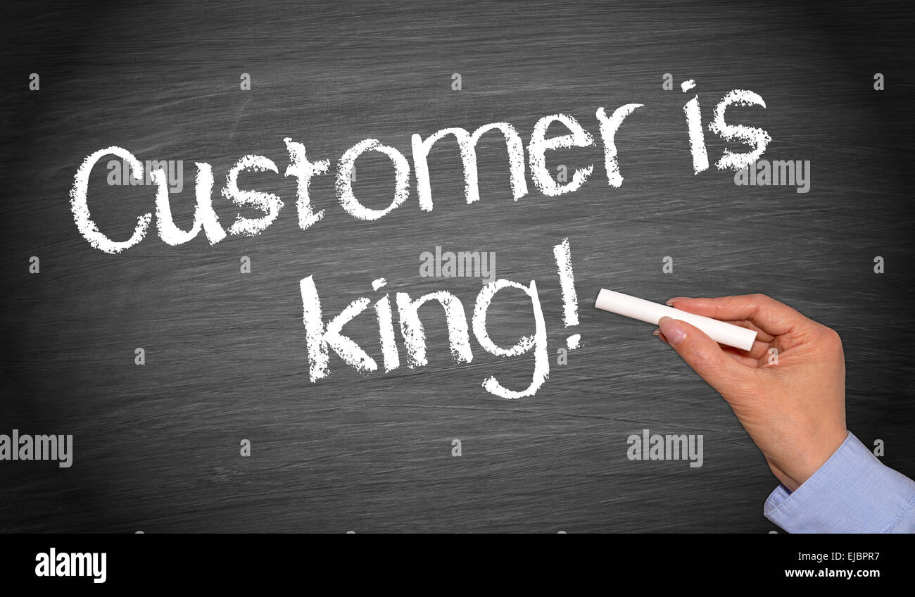 Customer king hi-res stock photography and images - Alamy