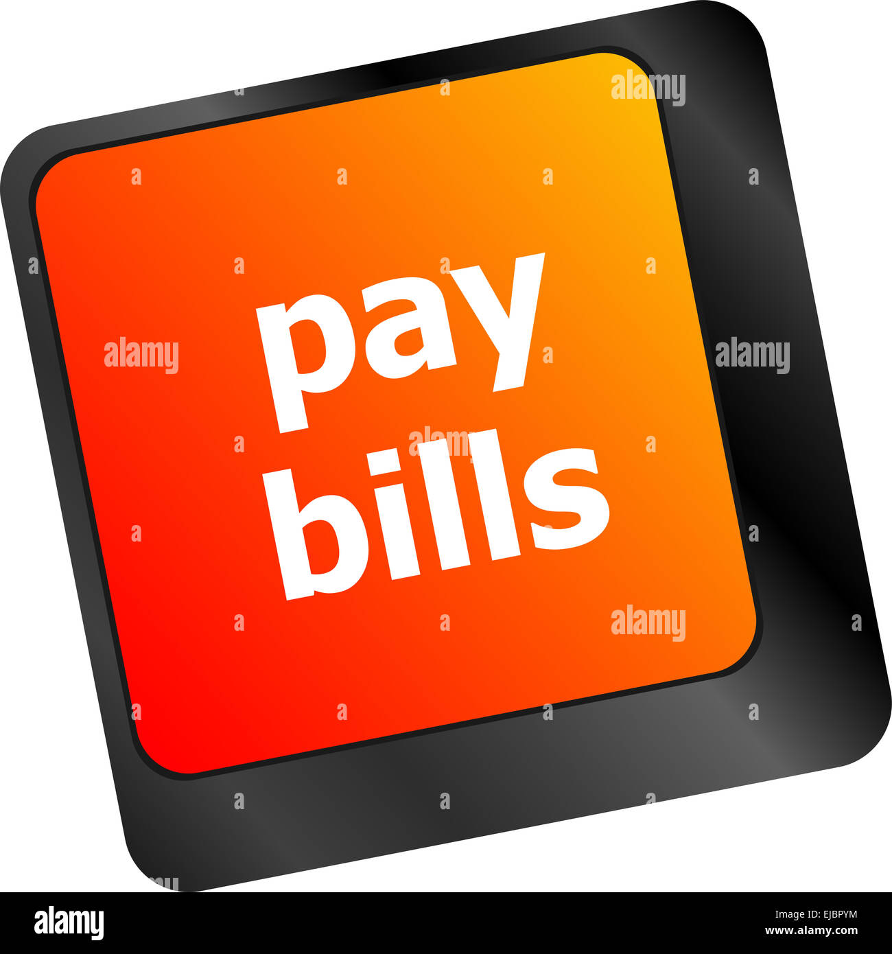 bills button on the computer keyboard Stock Photo - Alamy