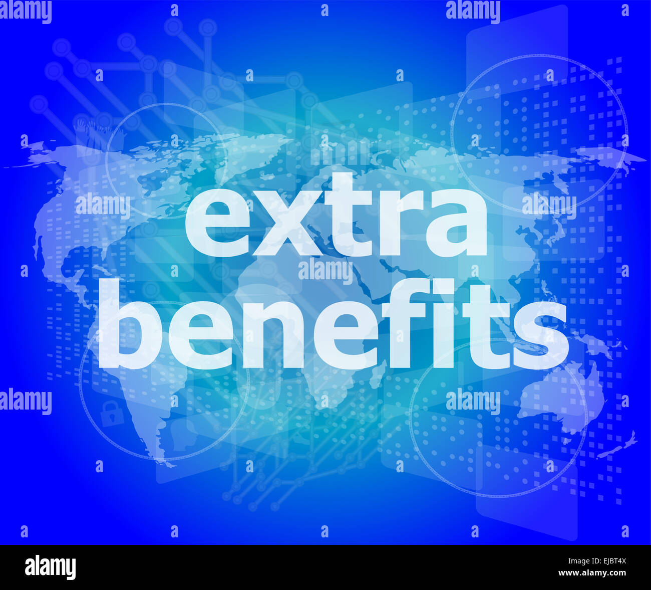 extra benefits slogan poster concept. Financial support message design ...