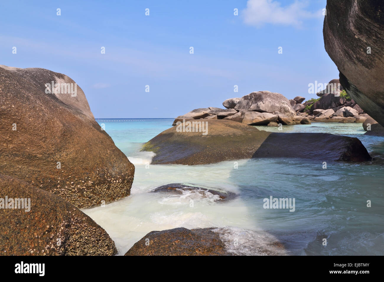 Beautiful cliffs on the beaches Stock Photo - Alamy