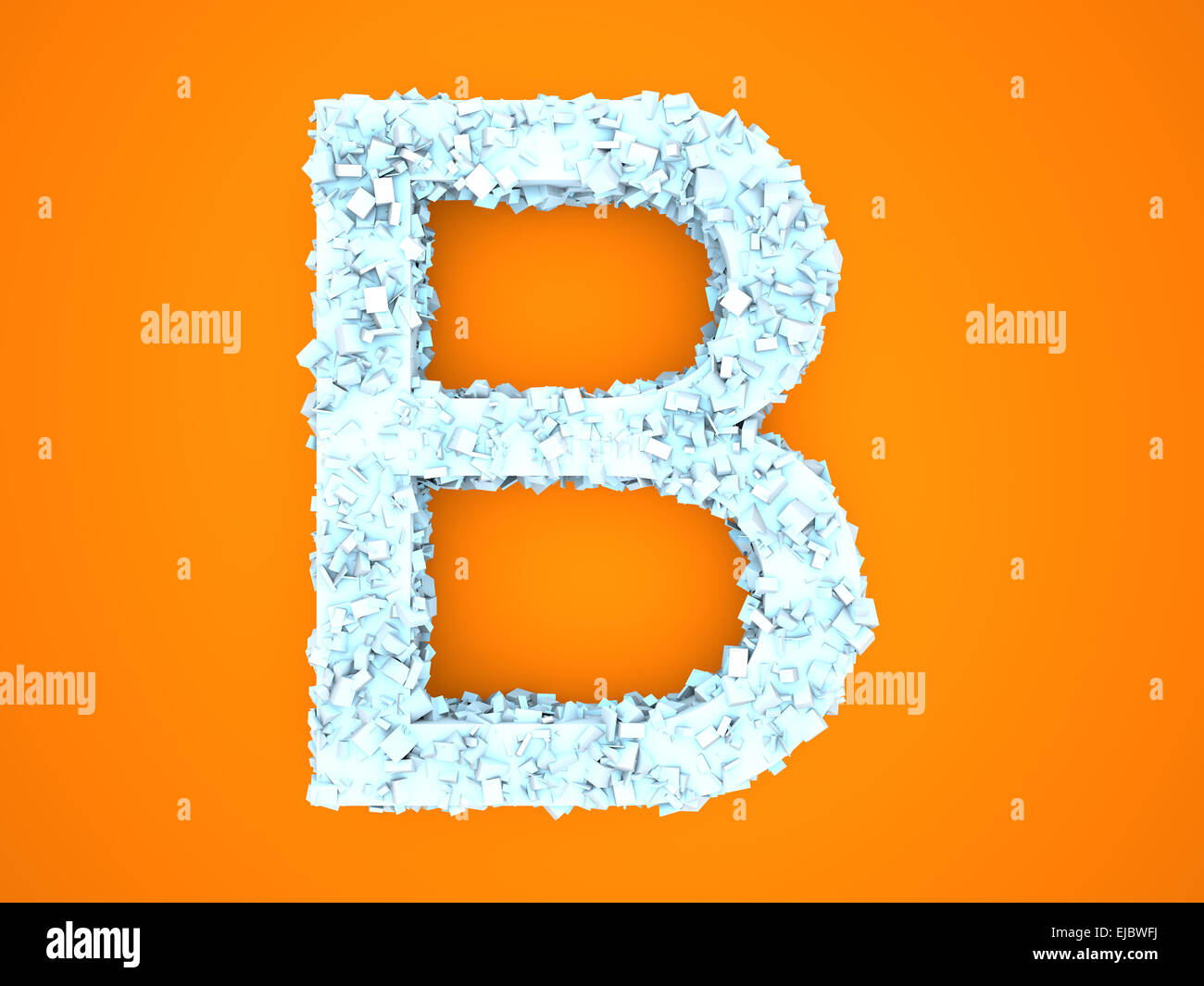 Crystal Letter - B Stock Photo - Alamy