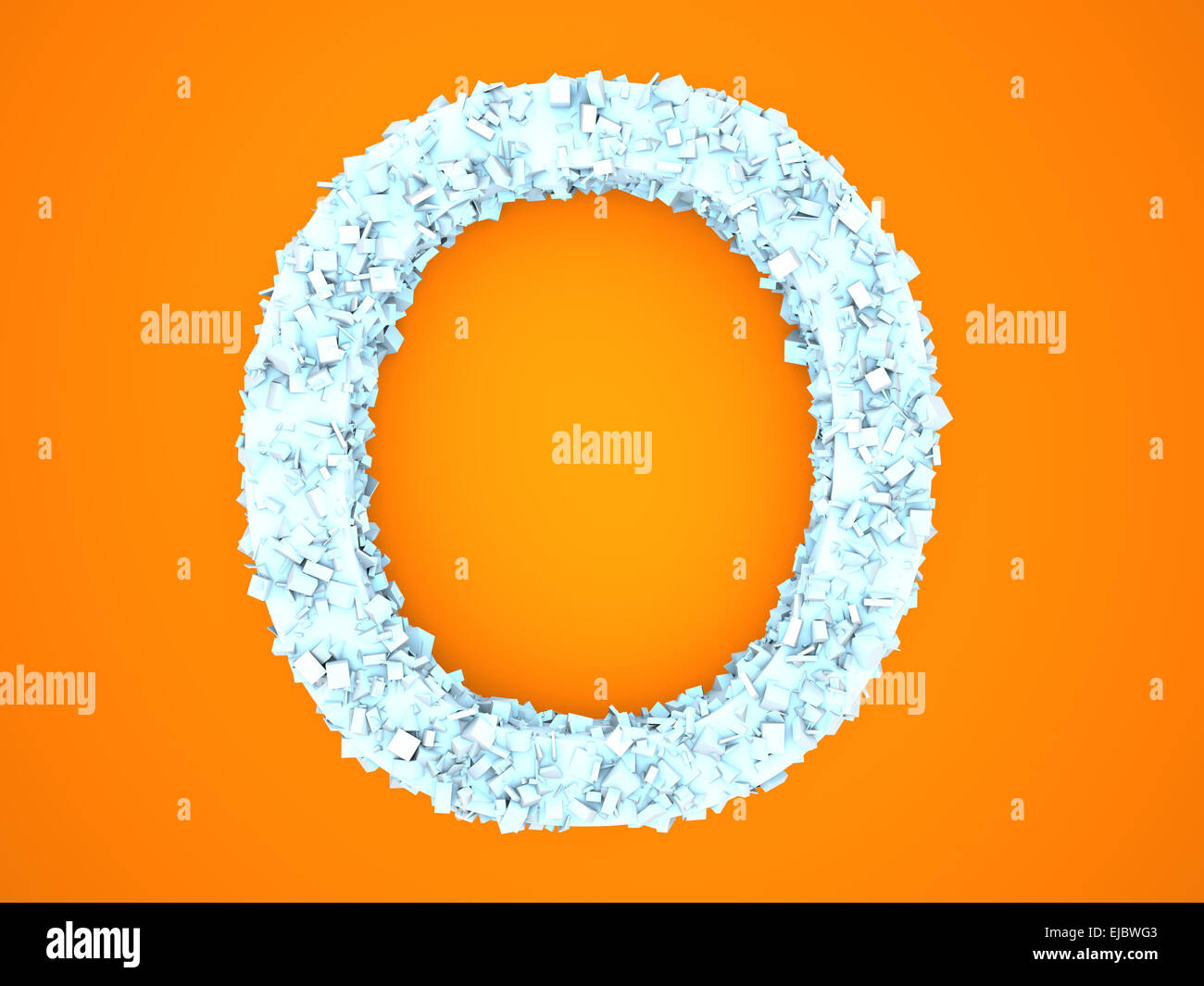 Crystal Letter - O Stock Photo - Alamy