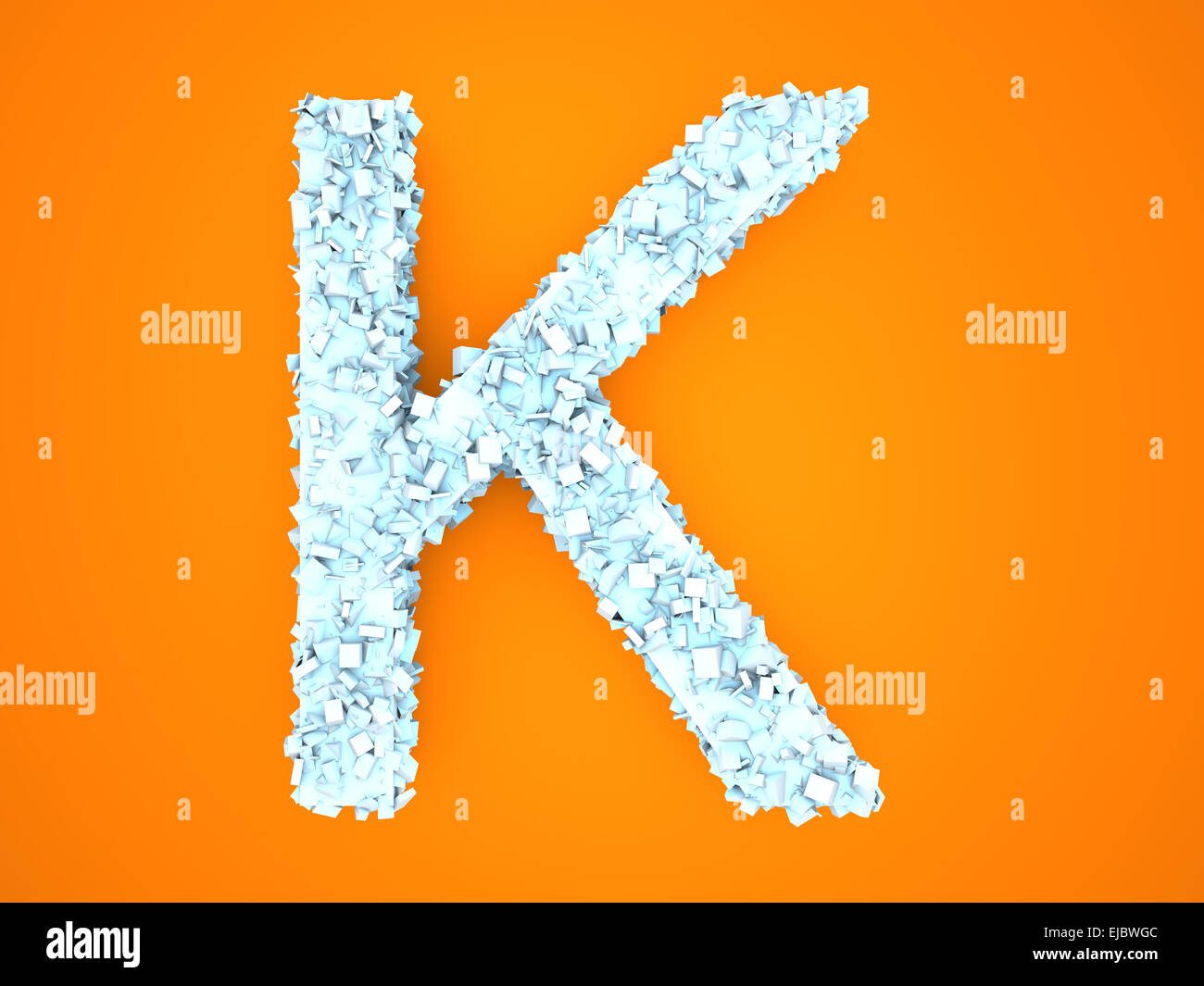 Crystal Letter - K Stock Photo - Alamy