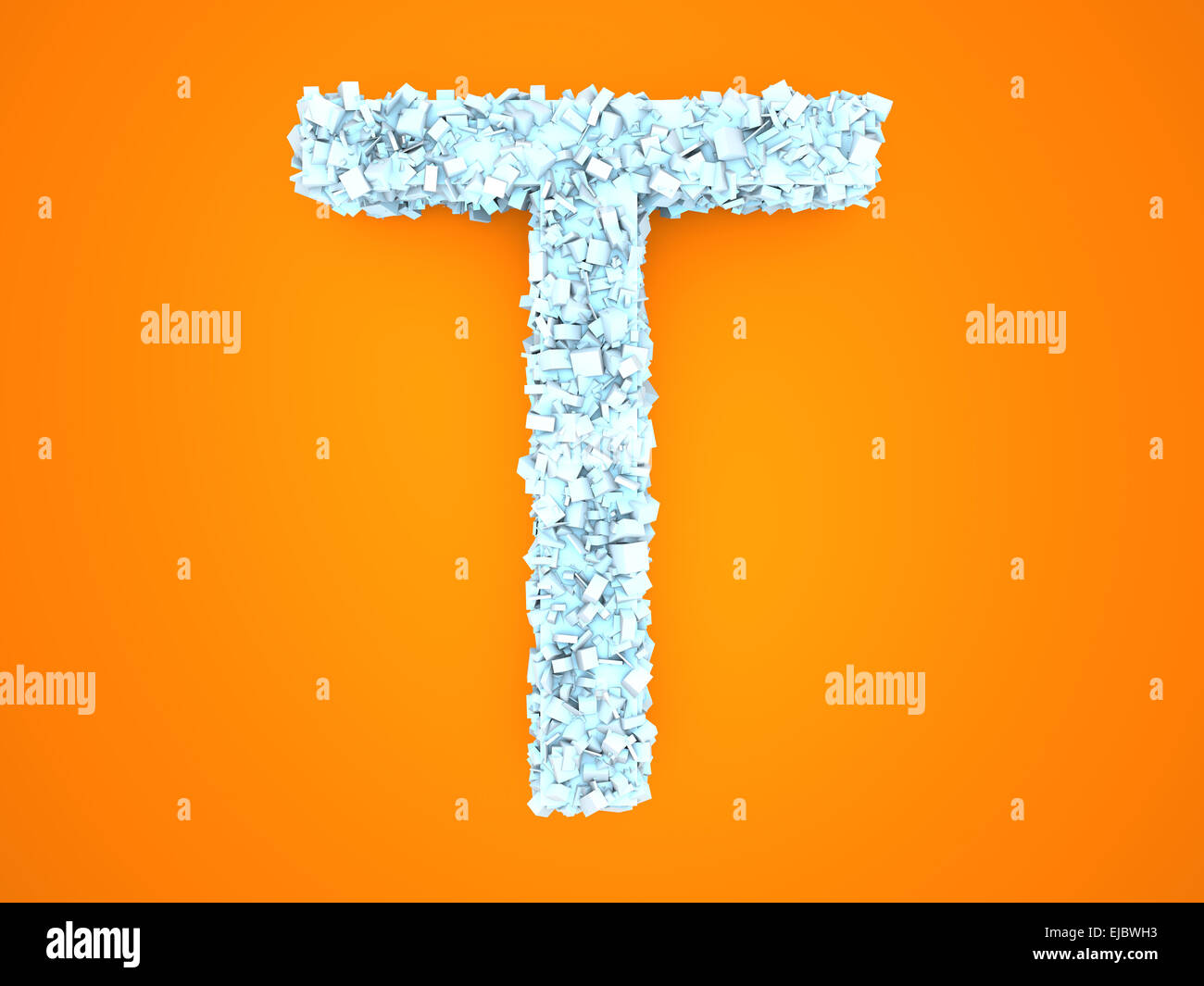 Crystal Letter - T Stock Photo - Alamy