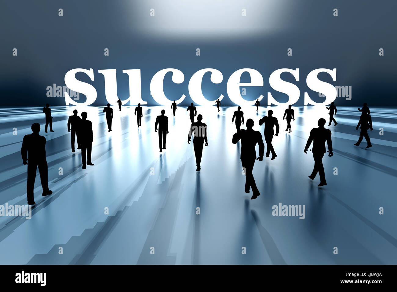 Walking towards Success Stock Photo - Alamy
