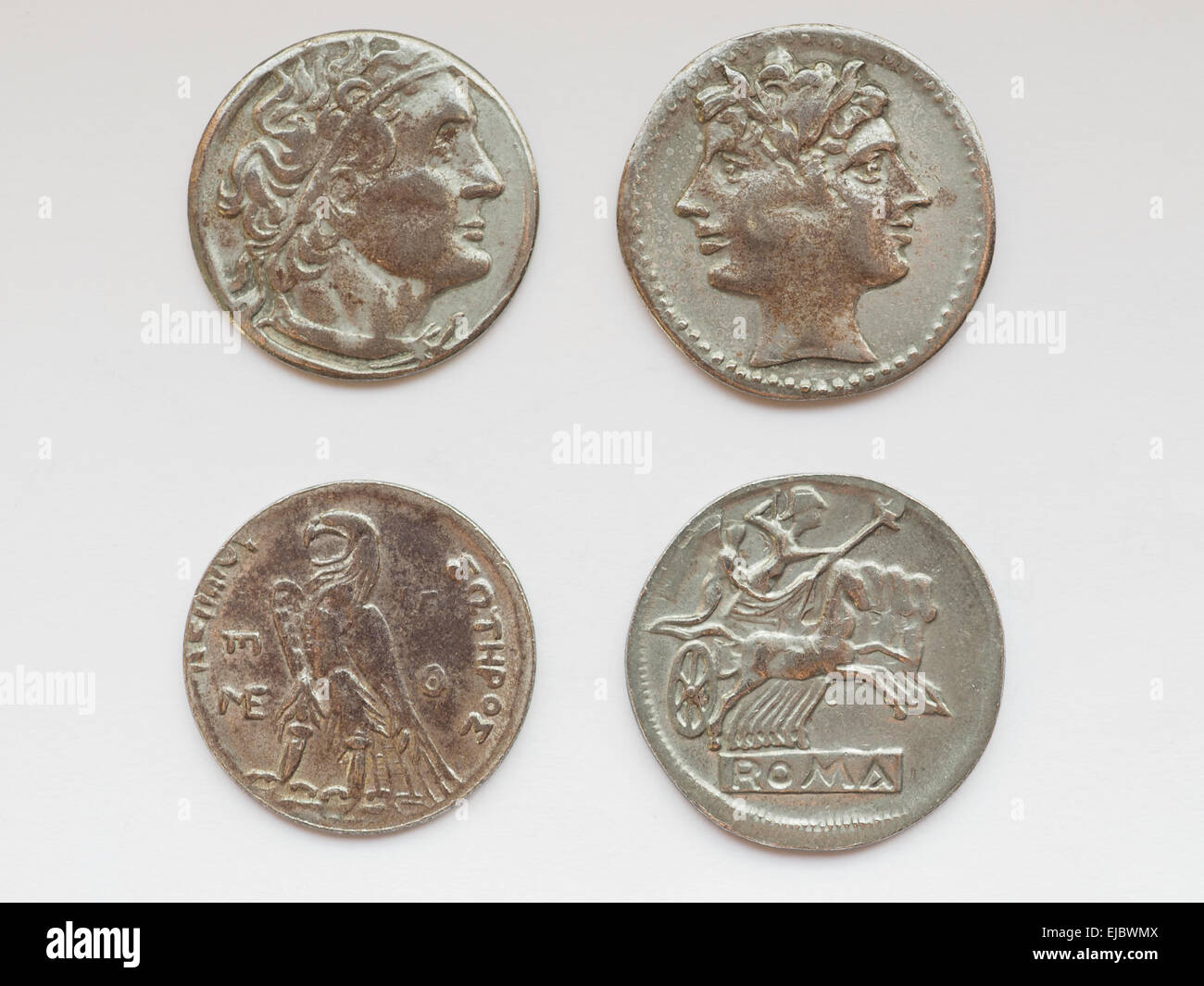 Coin rome roma coins hi-res stock photography and images - Alamy