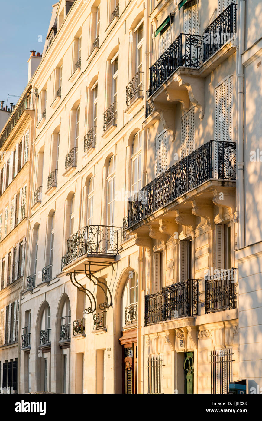 Apartment buildings in Paris, France Stock Photo - Alamy