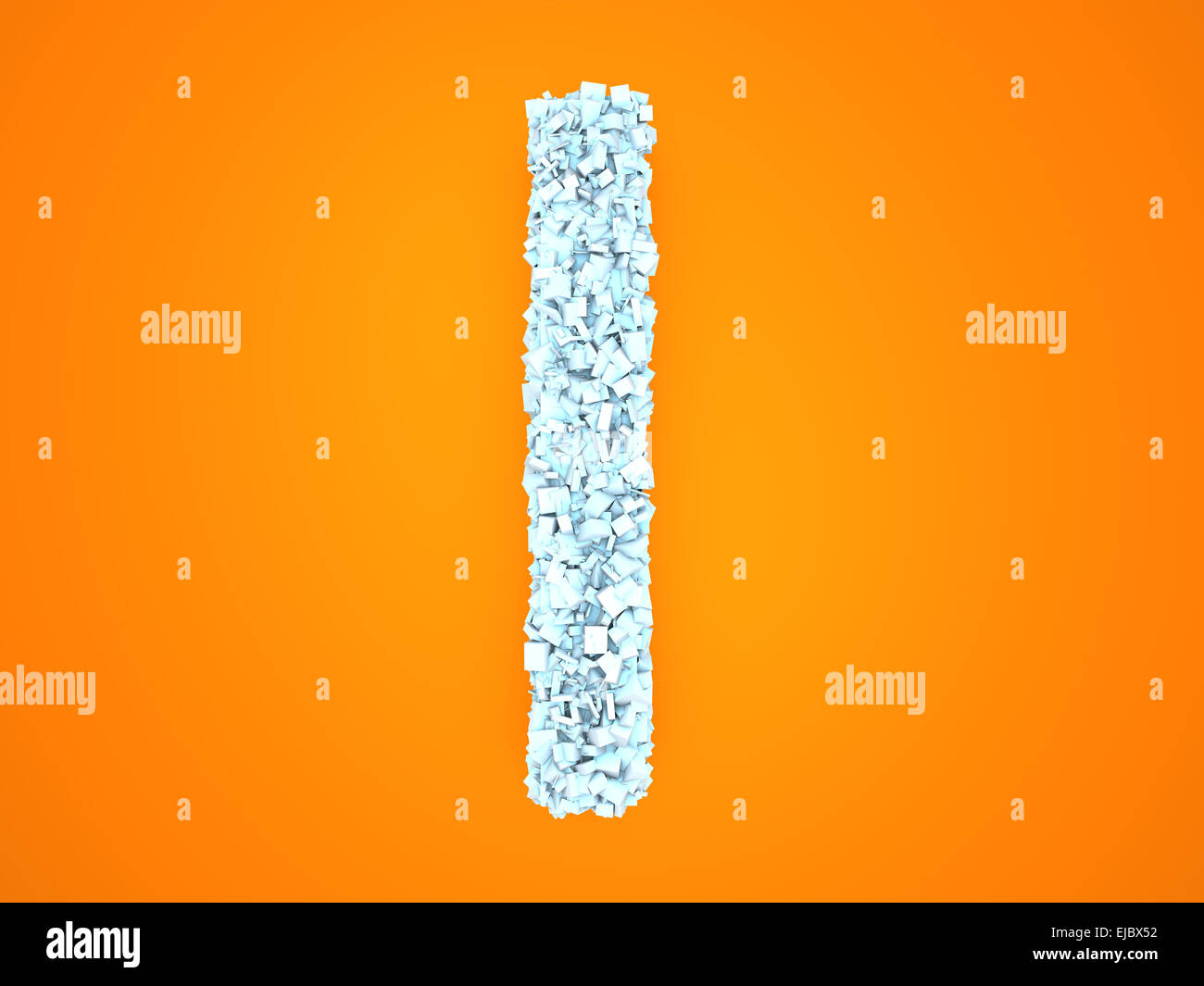 Crystal Letter - I Stock Photo - Alamy