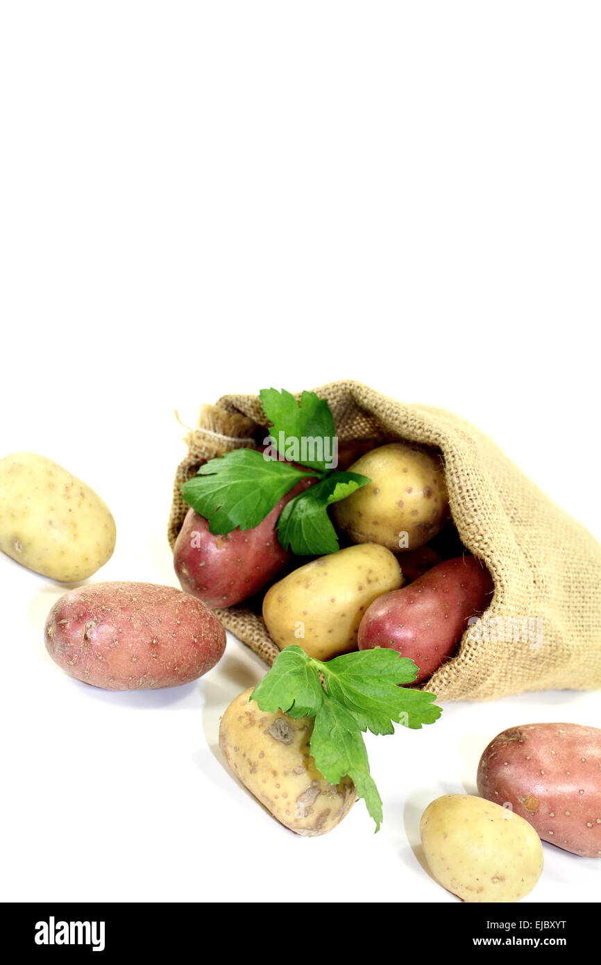 Red potatoes sack hi-res stock photography and images - Alamy