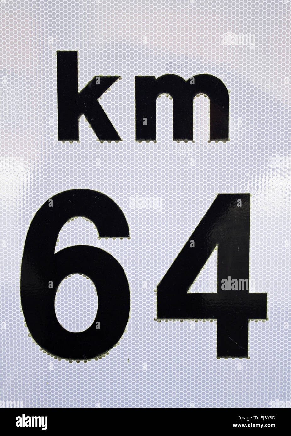 Traffic signal urban road kilometers, information and help Stock Photo ...