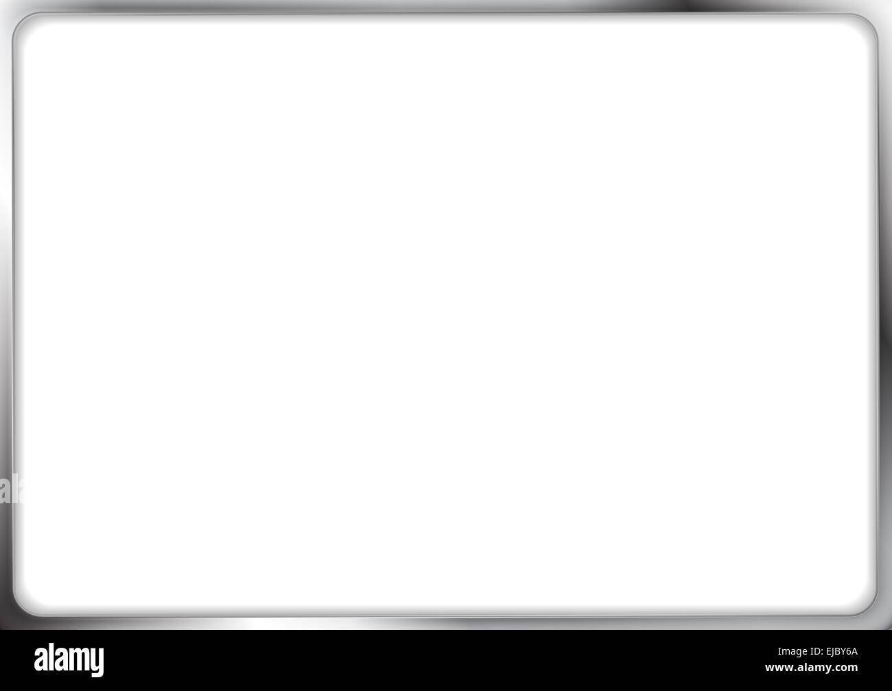 Abstract metallic silver frame Stock Photo - Alamy