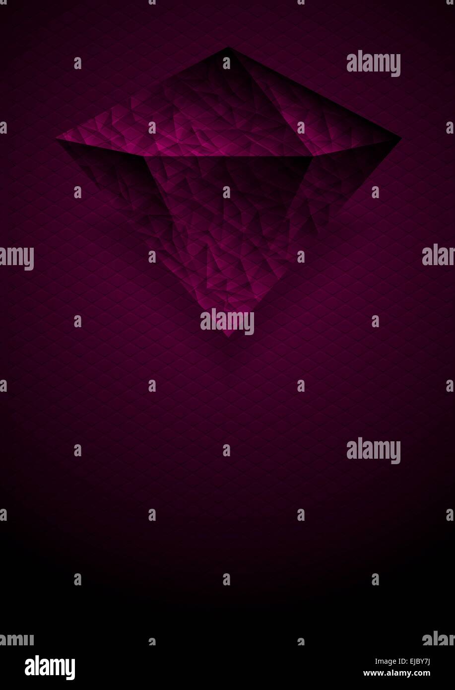 Tech purple background with brilliant Stock Photo - Alamy