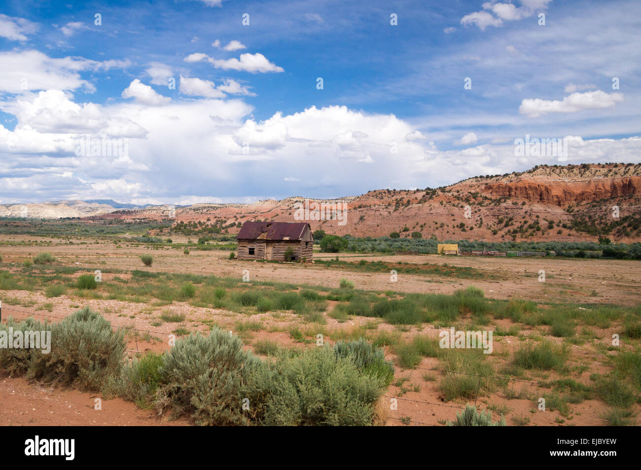 Ranch style living in rural Utah Stock Photo - Alamy