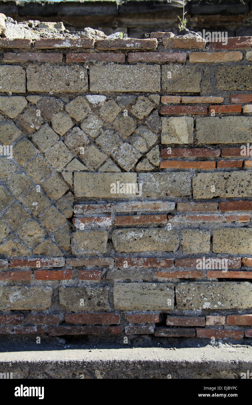 Opus reticulatum pompeii hi-res stock photography and images - Alamy