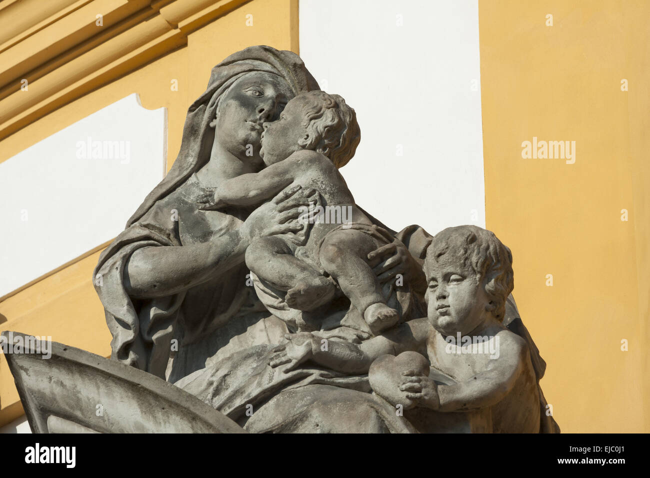Maria with children Stock Photo - Alamy