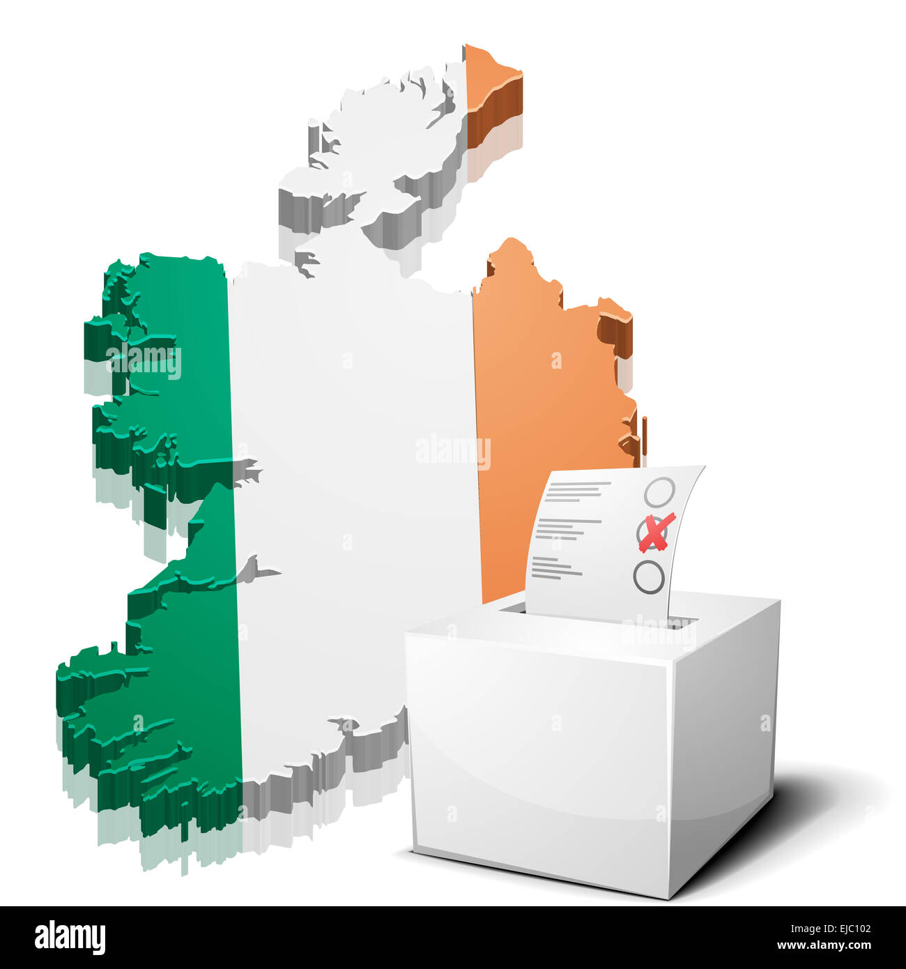 Ireland a Cut Out Stock Images & Pictures - Alamy