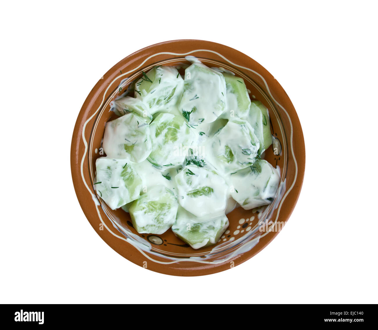 Mizeria polish cucumber salad hi-res stock photography and images - Alamy