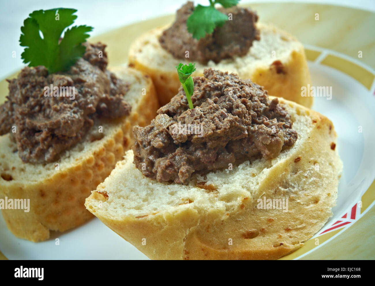 Pate crostini hi-res stock photography and images - Alamy