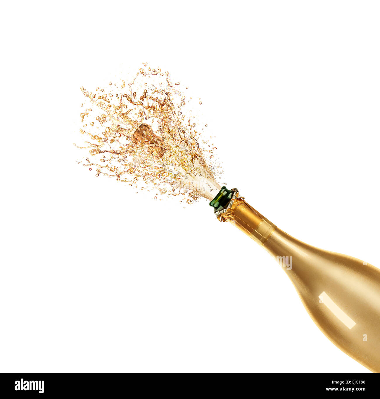 bottle of champagne Stock Photo - Alamy