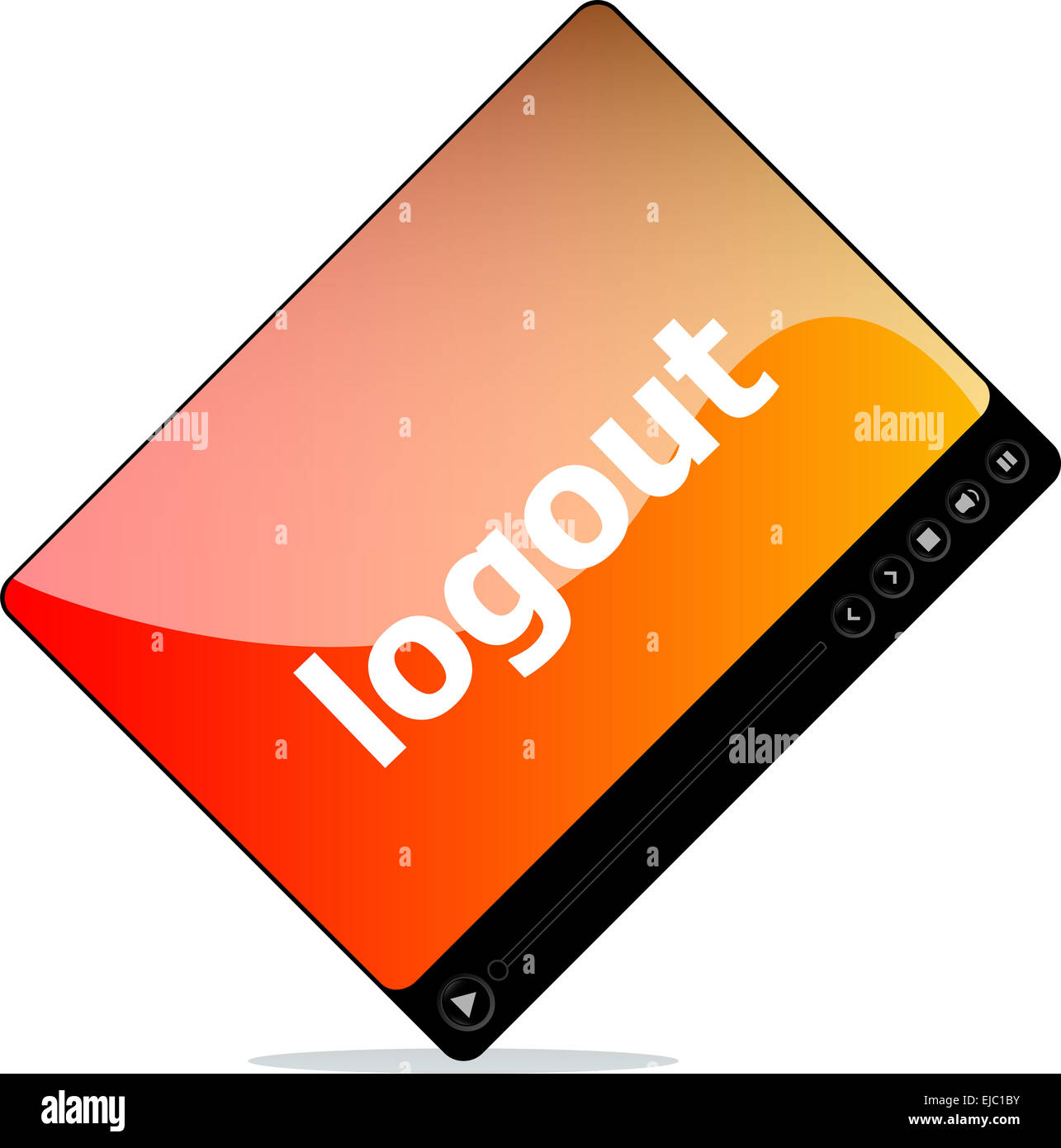 Logout hi-res stock photography and images - Alamy