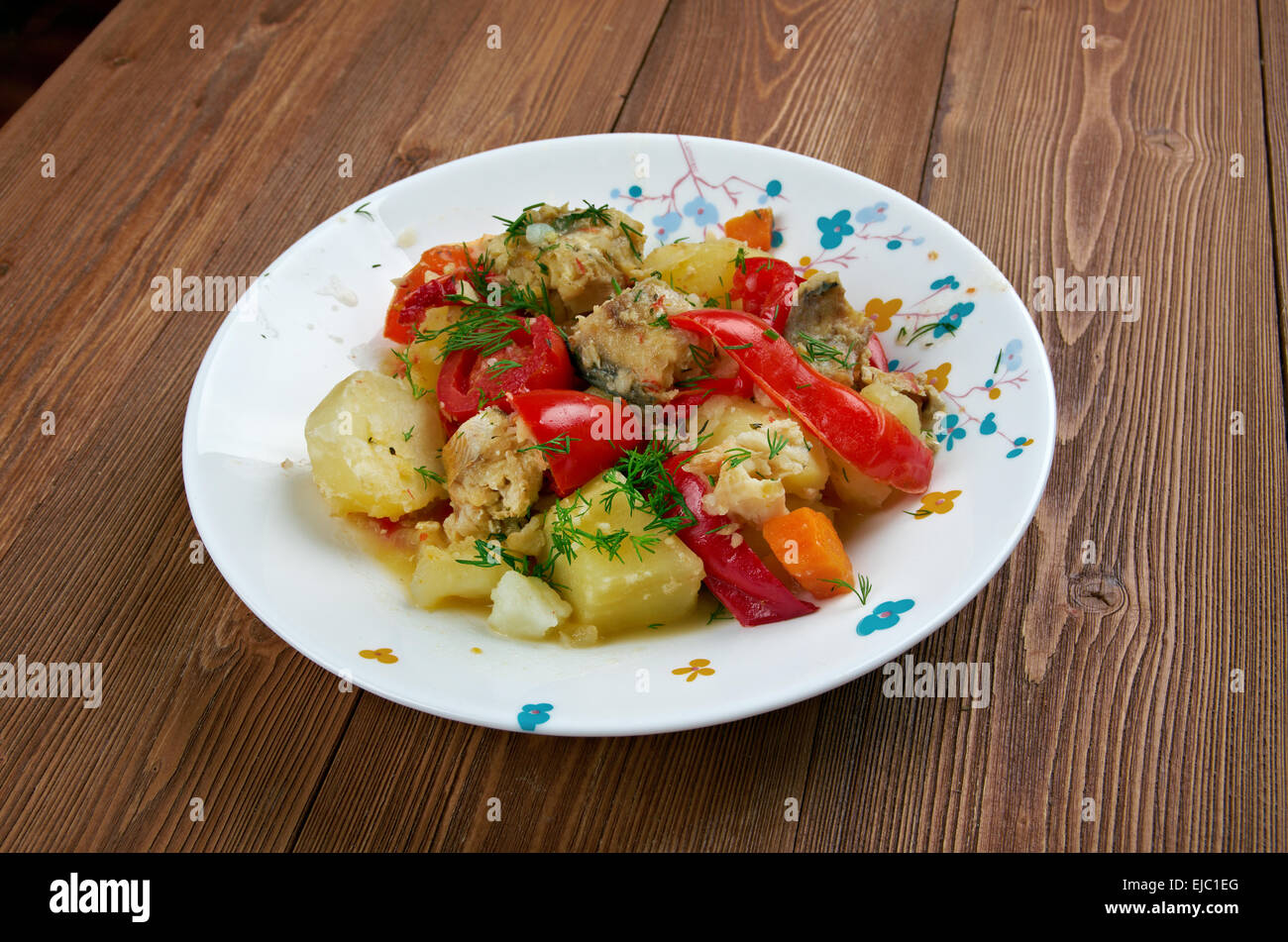 Caldeirada fish stew Stock Photo - Alamy
