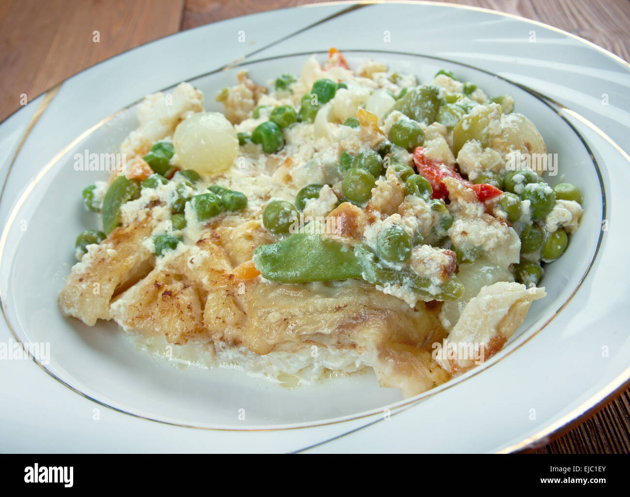Fricassee of white fish Stock Photo - Alamy