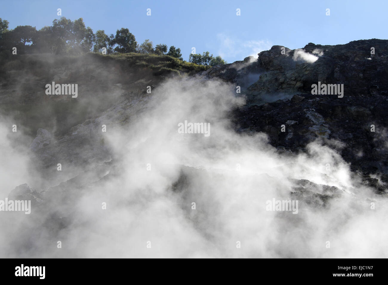 Solfatara Pozzuoli Volcanic Crater Stock Photo - Alamy